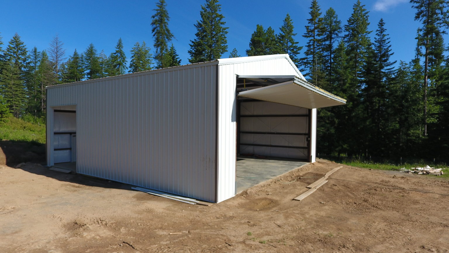 Steel Building Garage - Metal Building Kit - American Steel - 1